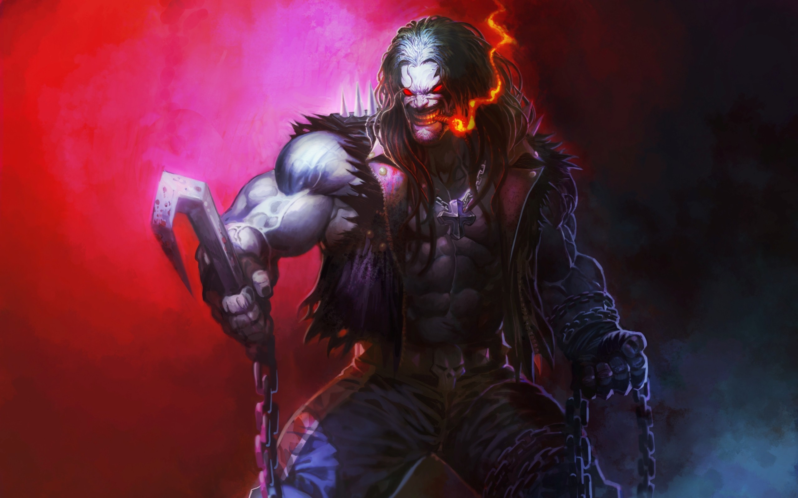 Divulgada a primeira imagem do "Lobo", clássico personagem da DC que ...